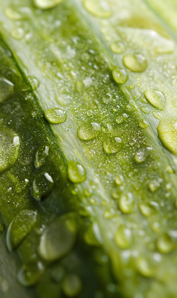 A Closeup of the Zucchini Texture, Showcasing Its Smooth and Slightly ...