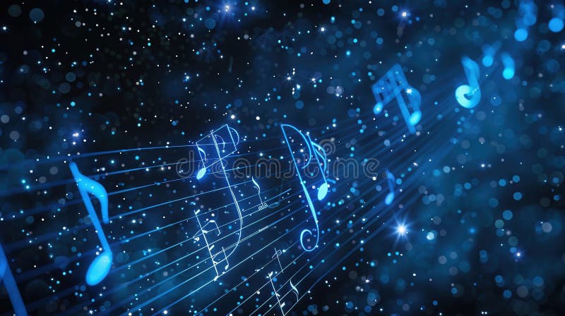 CloseupA Powerful Wireframe Mesh Rendering of a Musical Performance ...