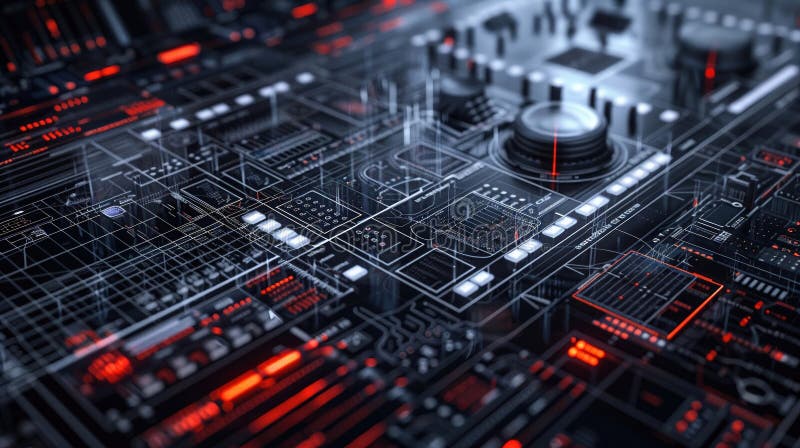 CloseupA Powerful Wireframe Mesh Rendering of a Musical Performance ...