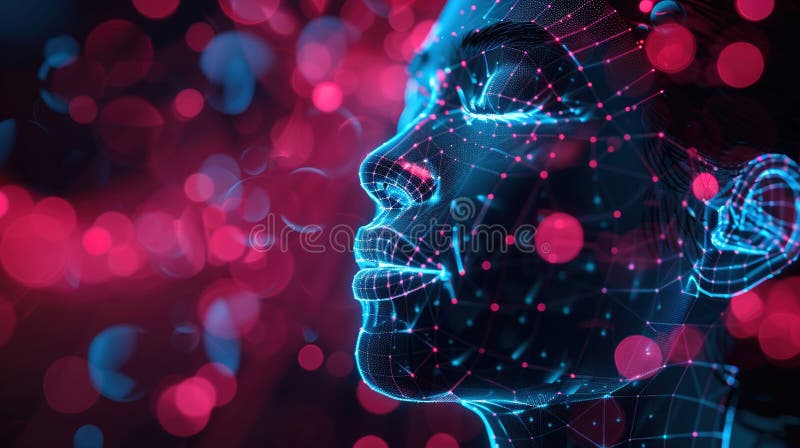 CloseupA Wireframe Mesh Rendering of a Powerful Speaker Showcasing Its ...