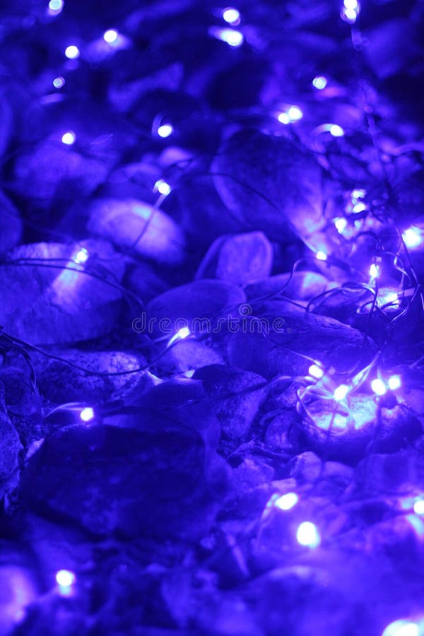 Rock River Blue Lights 5672 Stock Image - Image of display, color ...