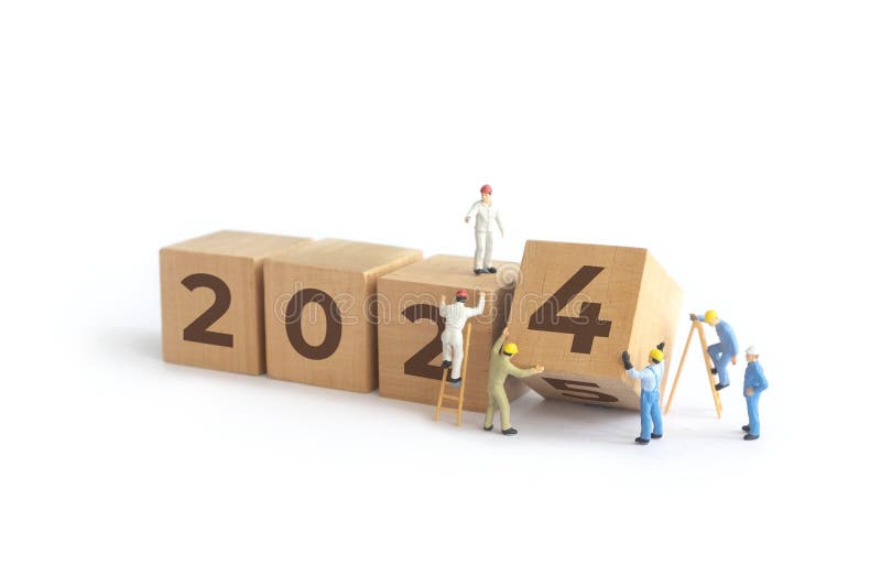 Closing of 2024. Business Planning and Countdown To 2025 Stock Photo ...