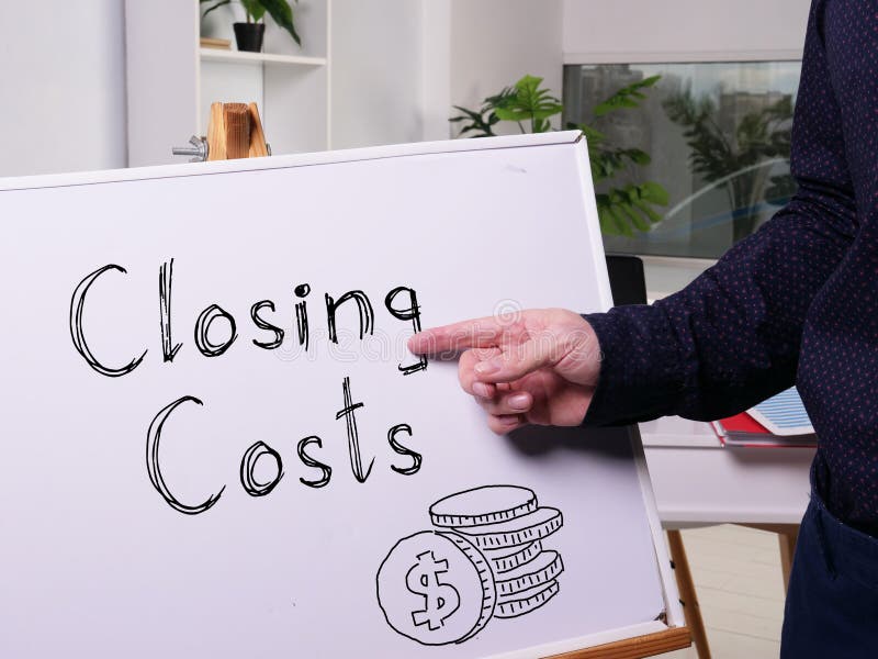 Closing Costs is Shown on the Conceptual Photo Using the Text Stock ...