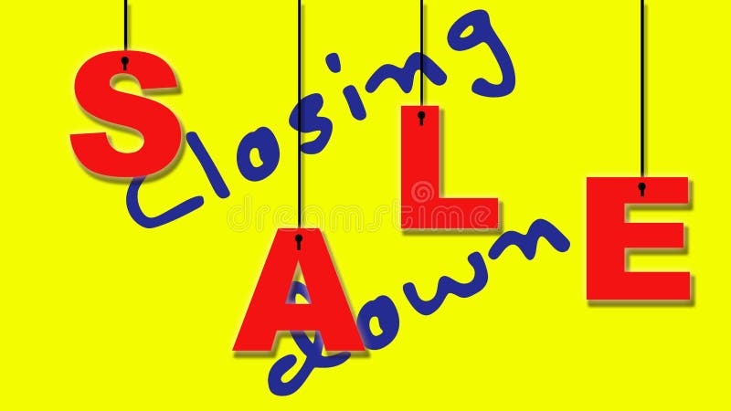 Closing Down Sale Stock Illustrations – 542 Closing Down Sale Stock ...