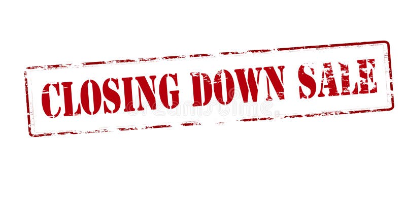 Closing Down Sale Stock Illustrations – 436 Closing Down Sale Stock ...