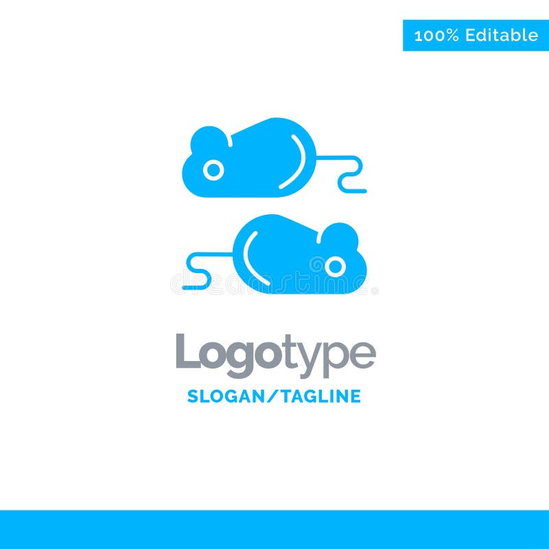 Closing, Testing, Test, Closing Test Blue Solid Logo Template. Place ...