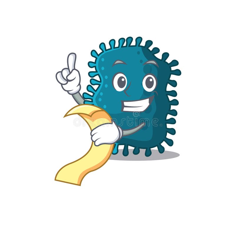 Clostridium Mascot Design Concept Smiling with Clock Stock Vector ...