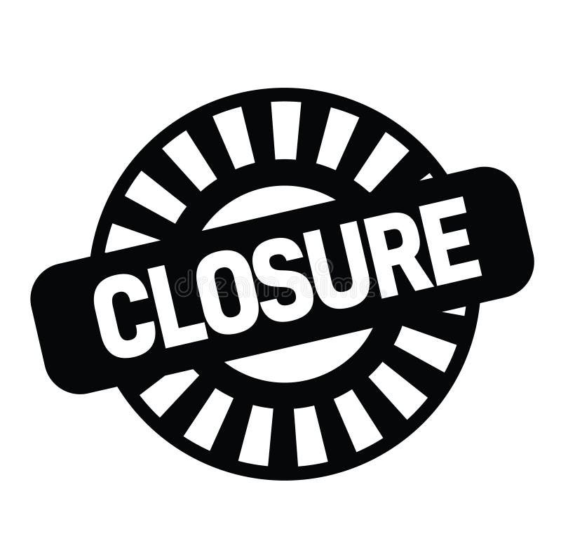 Closure Sticker Stock Illustrations – 308 Closure Sticker Stock ...