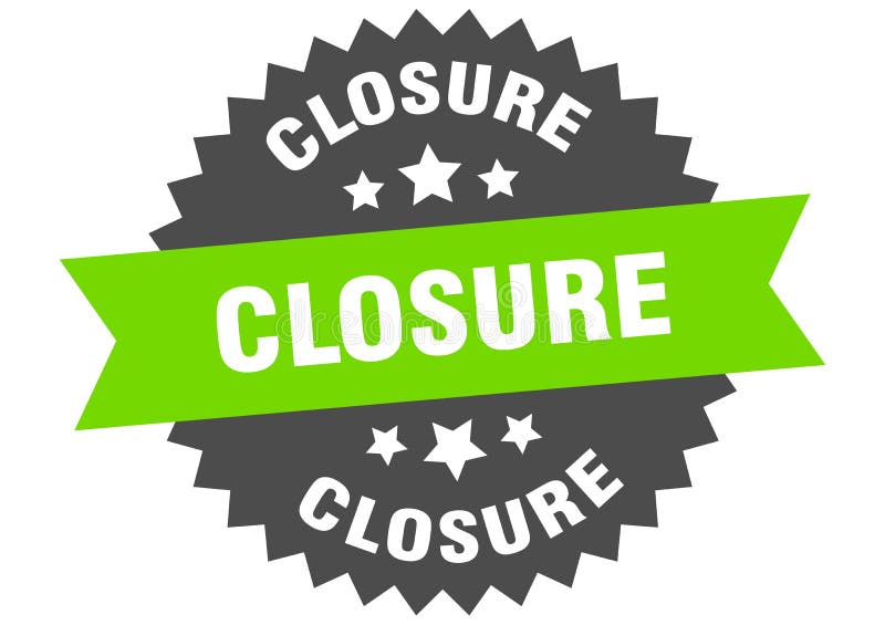 Closure Sticker Stock Illustrations – 293 Closure Sticker Stock ...