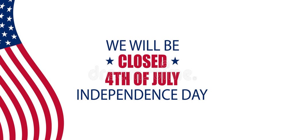 Closure for Independence Day with USA Flag Stock Vector - Illustration ...