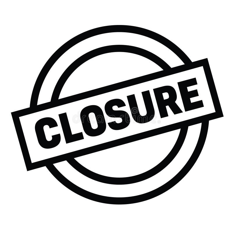Closure Sticker Stock Illustrations – 308 Closure Sticker Stock ...