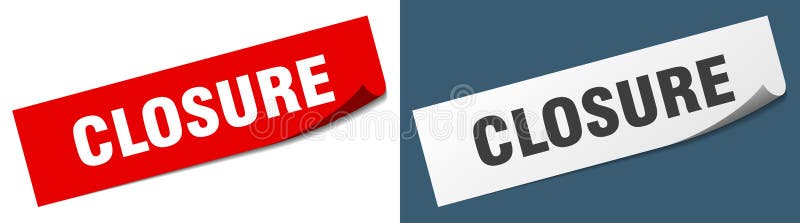 Closure Sticker Stock Illustrations – 511 Closure Sticker Stock ...
