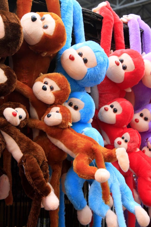 Cloth art monkey stock image. Image of eyes, display - 366314777