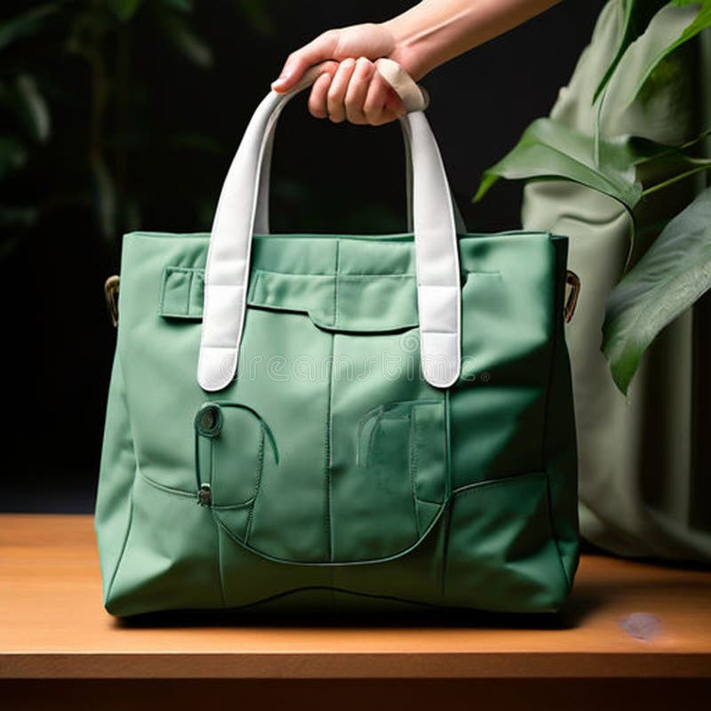 Cloth Bag Mockup Environmentally Friendly Stock Illustration ...