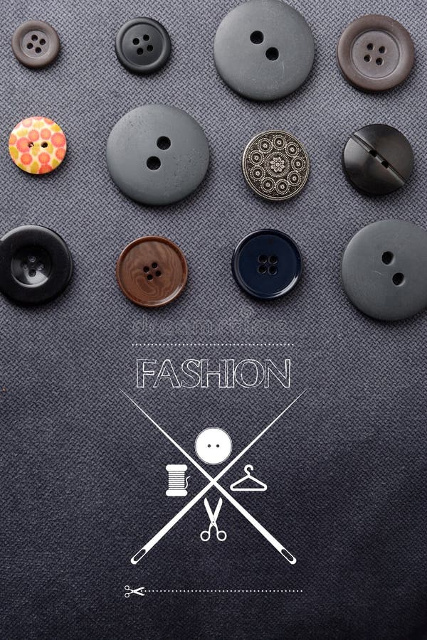 Cloth Buttons Art Background Logotipe Stock Photos - Free & Royalty ...