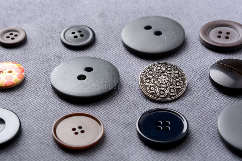 Cloth Buttons Art Background with Space for Text Stock Image - Image of ...