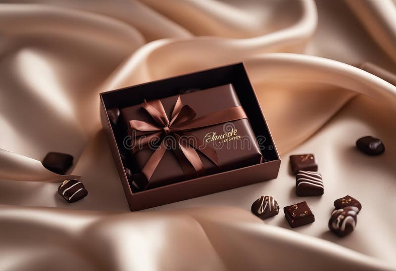 Cloth Card Silk Color Gift Nice Box Chocolate Greeting Very Stock ...