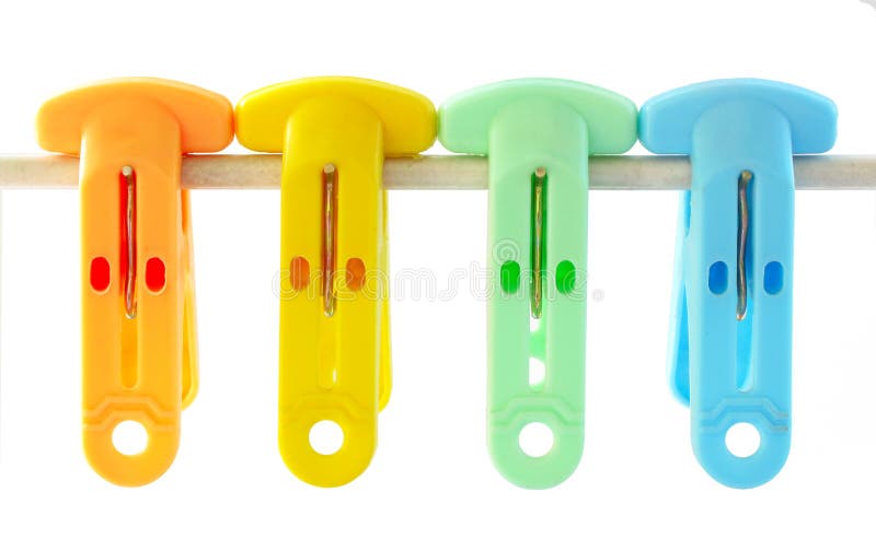 Cloth clips stock photo. Image of clamp, items, blue, macro - 9305890