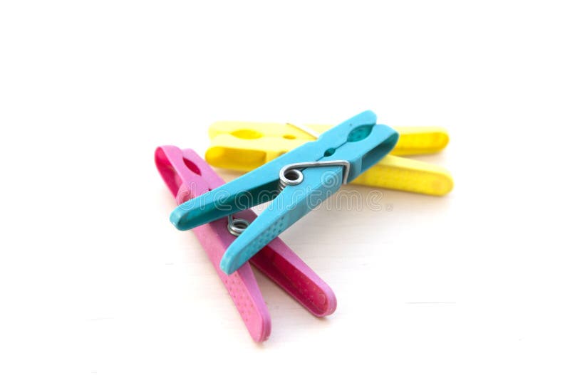 Cloth clips stock photo. Image of blue, clothespin, cloth - 76254604