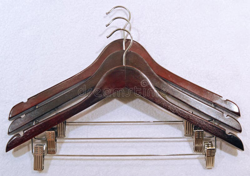 Cloth Drying Hanger with Metal Clipper Stock Photo - Image of cupboard ...