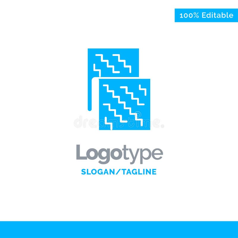 Cloth, Electronic, Fabric, Future, Material Blue Solid Logo Template ...