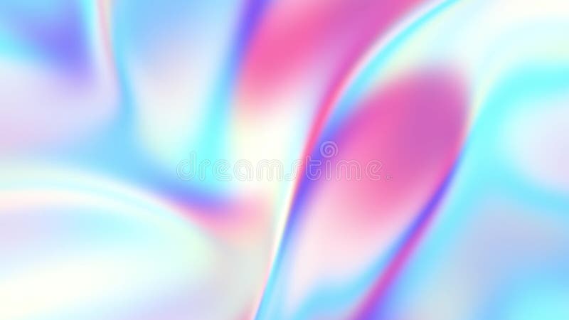 Cloth Fabric Gradient Waves Abstract Background. Iridescent Chrome Wavy ...