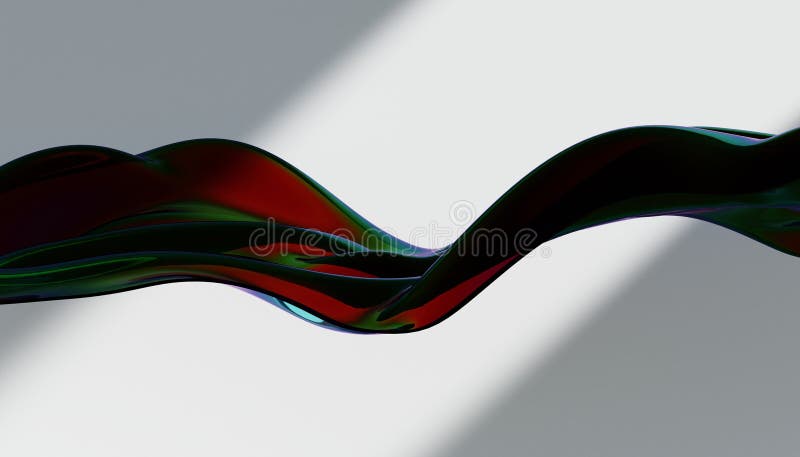 Cloth Fabric Gradient Waves Abstract Background. Iridescent Glass Wavy ...