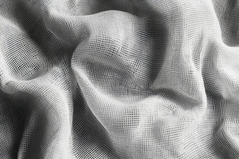 Cloth Fabric Grayscale Displacement, Bump or Height Map. Stock Image ...