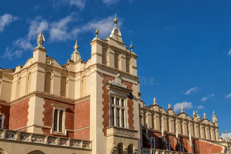 Cloth hall stock image. Image of middle, arcade, centre - 71367437