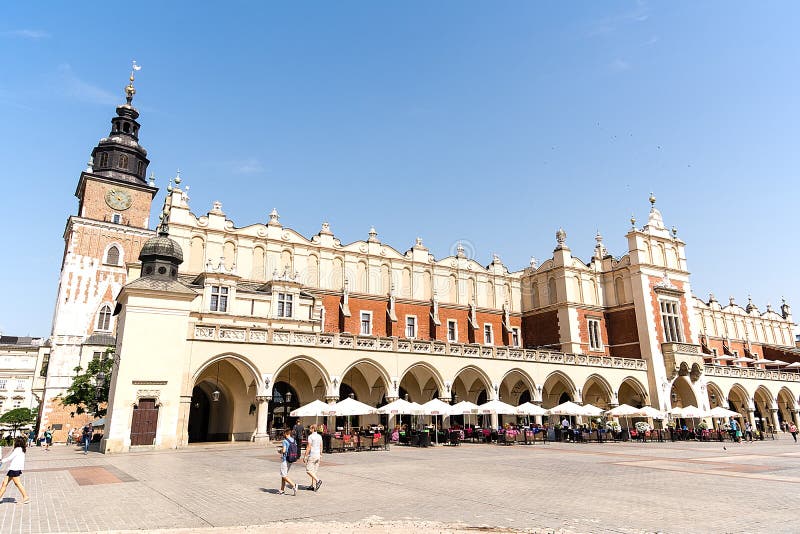 Cloth Hall in Krakow. editorial photo. Image of tourism - 96938211
