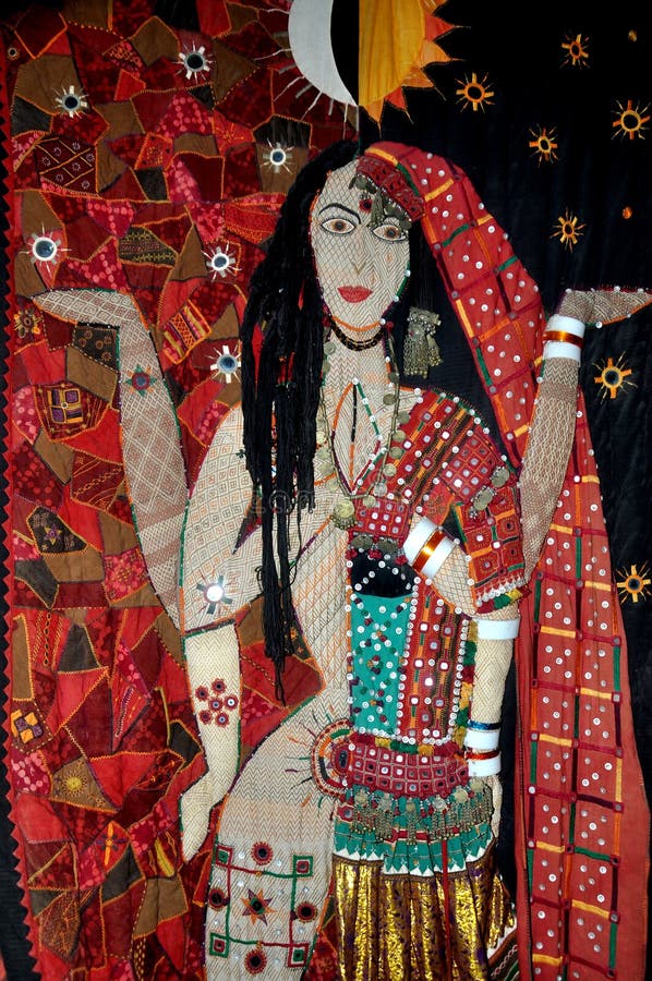 Cloth Handicraft Embroidery Design Stock Photo - Image of cosmetic ...