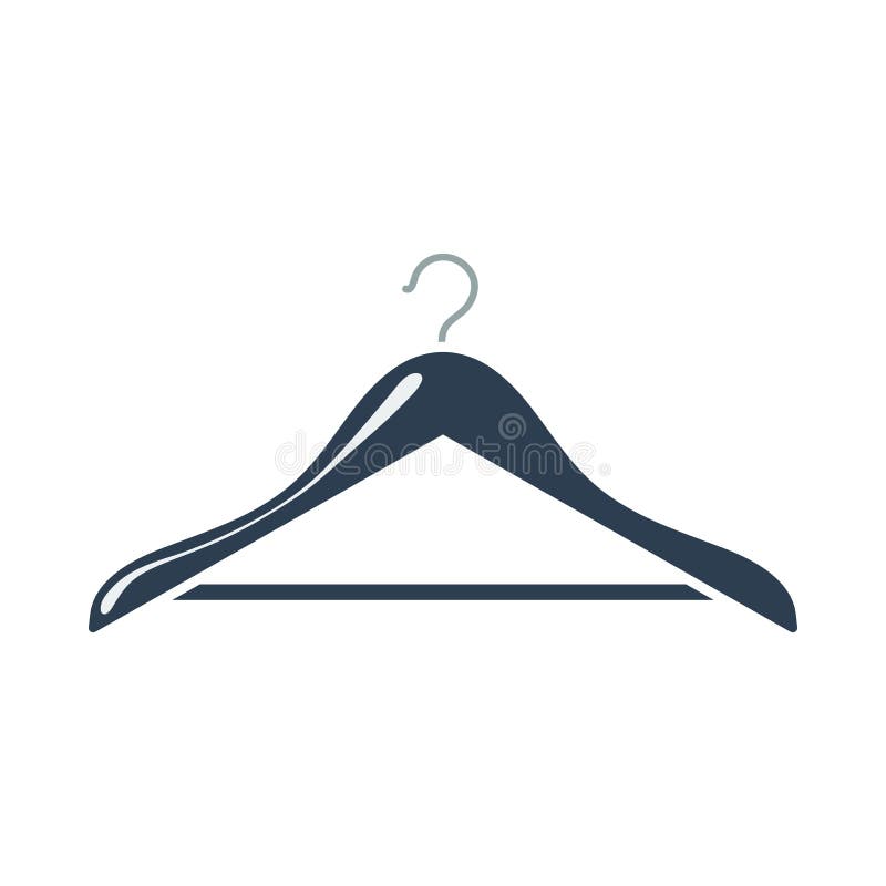 Cloth Hanger Icon stock vector. Illustration of store - 195051639
