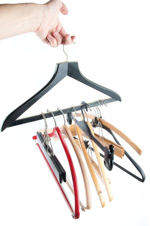 Cloth hangers stock image. Image of isolate, insulated - 22875701