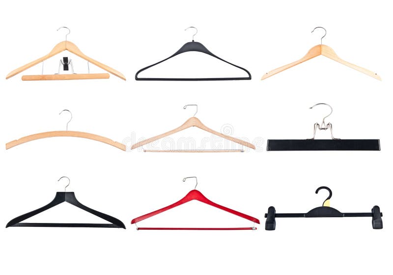 Cloth hangers stock image. Image of boutique, closeup - 22963361