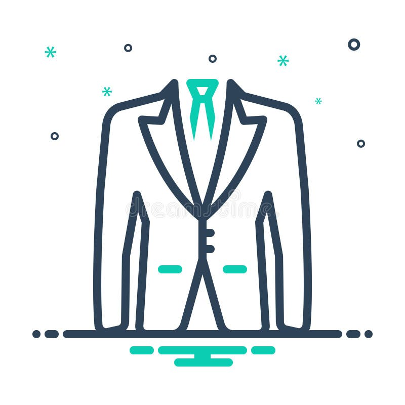 Mix Icon for Cloth, Front and Professional Stock Vector - Illustration ...