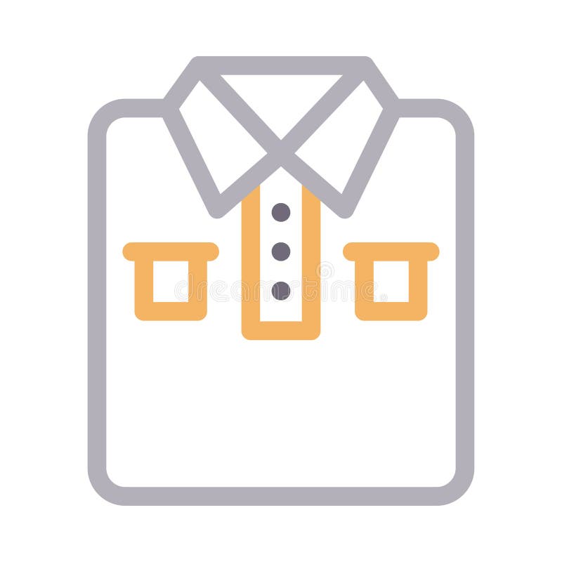 Cloth Vector Color Line Icon Stock Vector - Illustration of icon ...