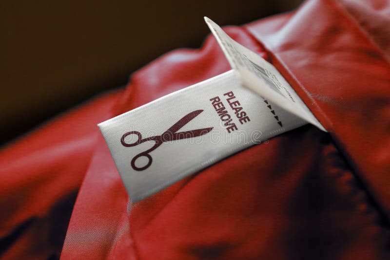 Cloth label stock image. Image of clothes, labels, commercial - 48879593