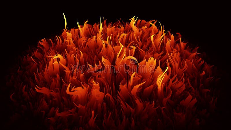 Cloth Material Texture Fire Flowing Animation Background Stock Video ...