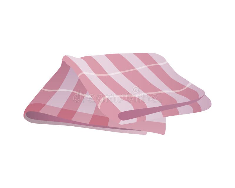 Cloth Napkin, Folded Cotton Tablecloth for Kitchen Table or Picnic ...
