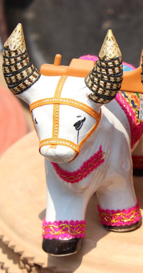 Cloth ox stock photo. Image of fluffy, bull, pattern - 39584080