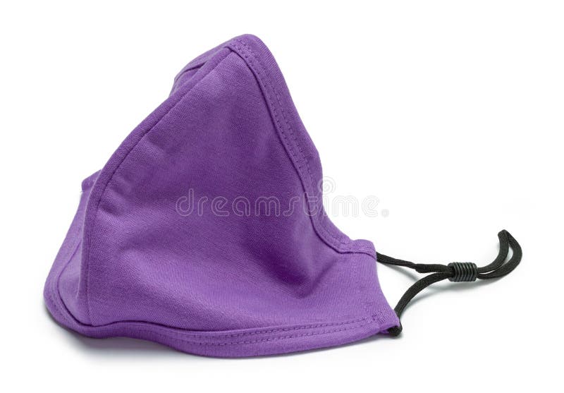 Cloth Purple Mask stock photo. Image of mask, purple - 285844352