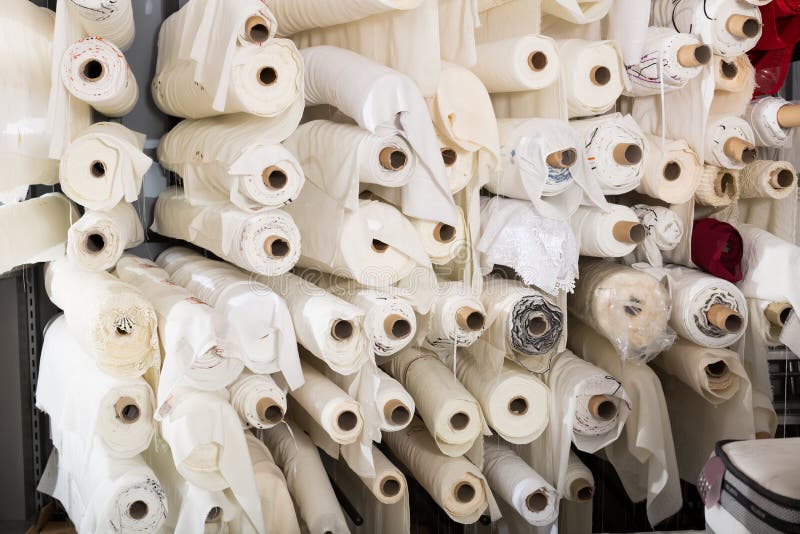 The cloth rolls stock image. Image of pile, wear, color - 58798573