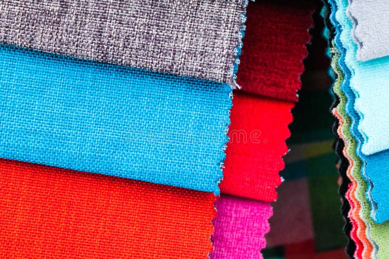 Cloth Samples Fabric Design Textile Stock Photo - Image of collection ...