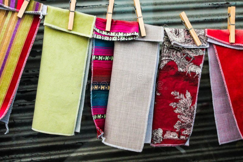 Cloth Samples Fabric Design Textile Stock Image - Image of fabric ...