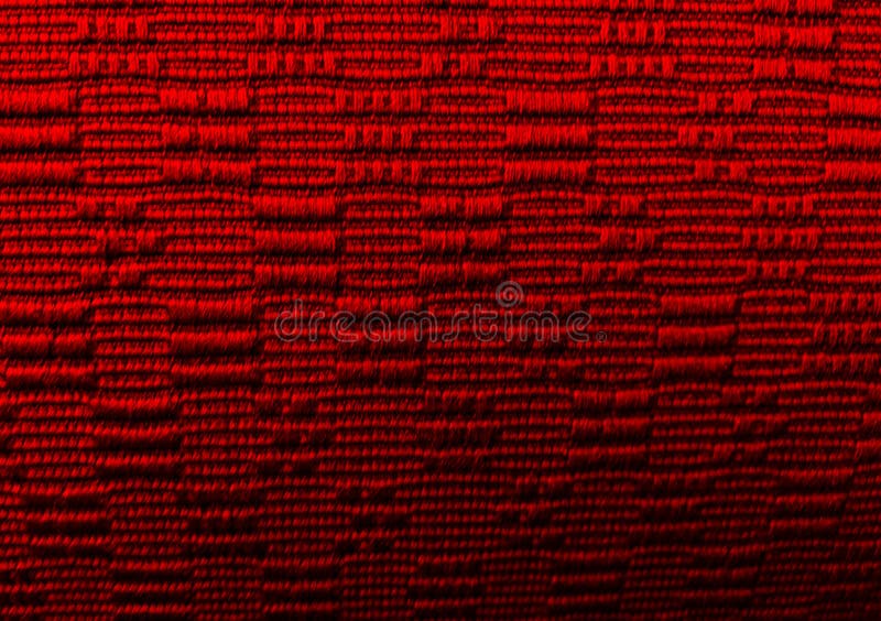 Cloth Stitches Material in the Color Red Stock Image - Image of stich ...