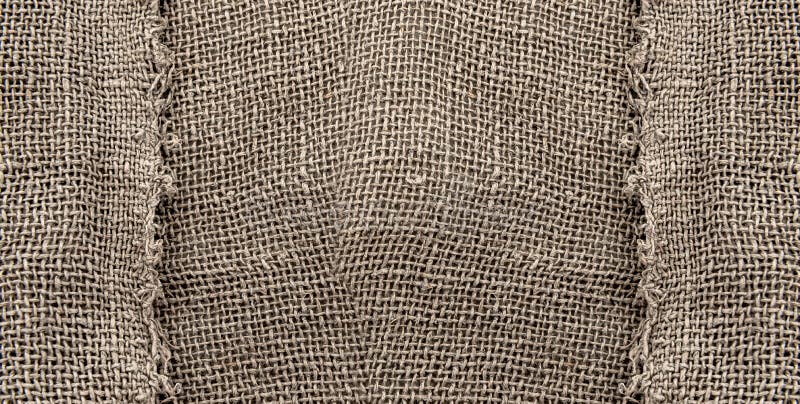 Cloth. the Texture of the Burlap Fabric is Close-up. Packaging Material ...