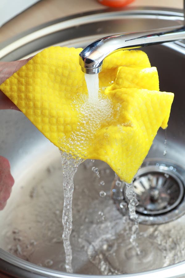 Cloth under running water stock photo. Image of washer - 17412010