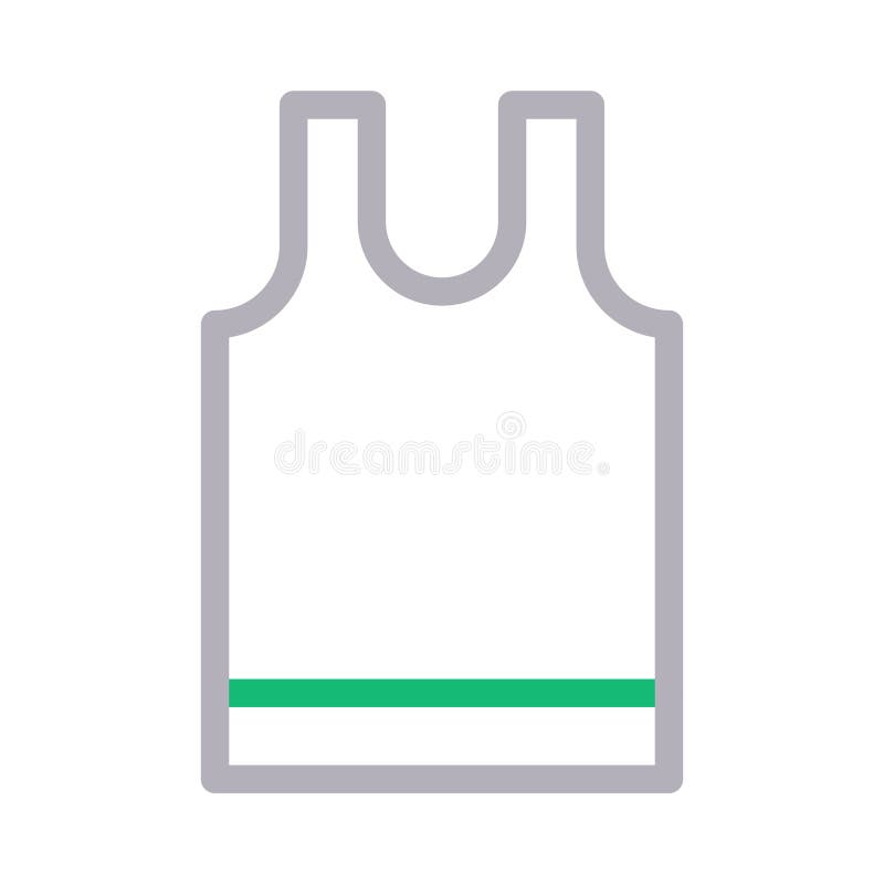 Cloth Colour Line Vector Icon Stock Vector - Illustration of dress ...