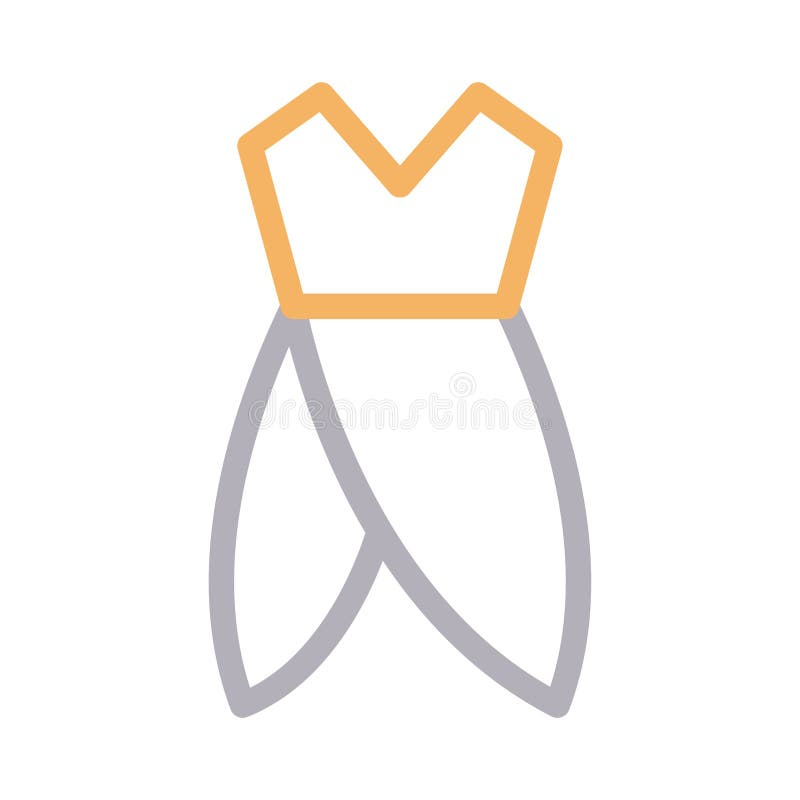 Cloth Colour Line Vector Icon Stock Vector - Illustration of model ...