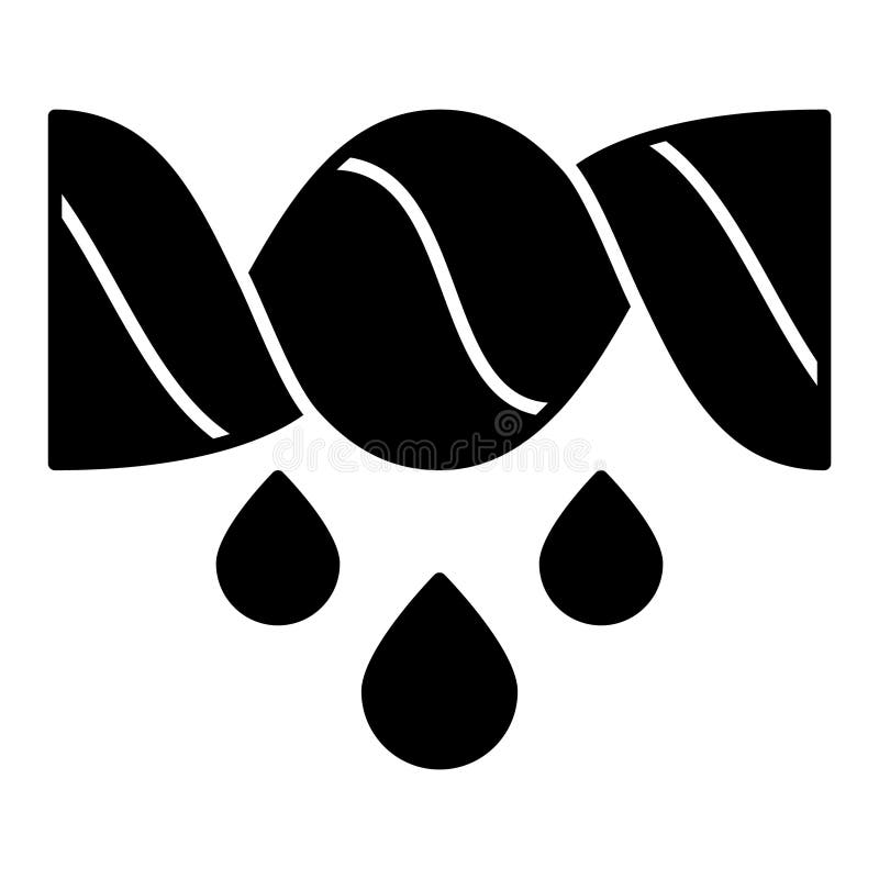 Cloth Water Wrung Out Solid Icon, Laundry Service Concept. Vector ...